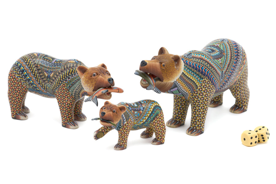 Jon Stuart Anderson Grizzly Bear Family - animals23